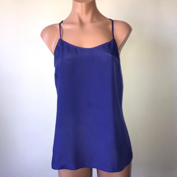 J. Crew | Tops | New Jcrew Cerulean Blue Racerback Cami Top 2 | Poshmark
